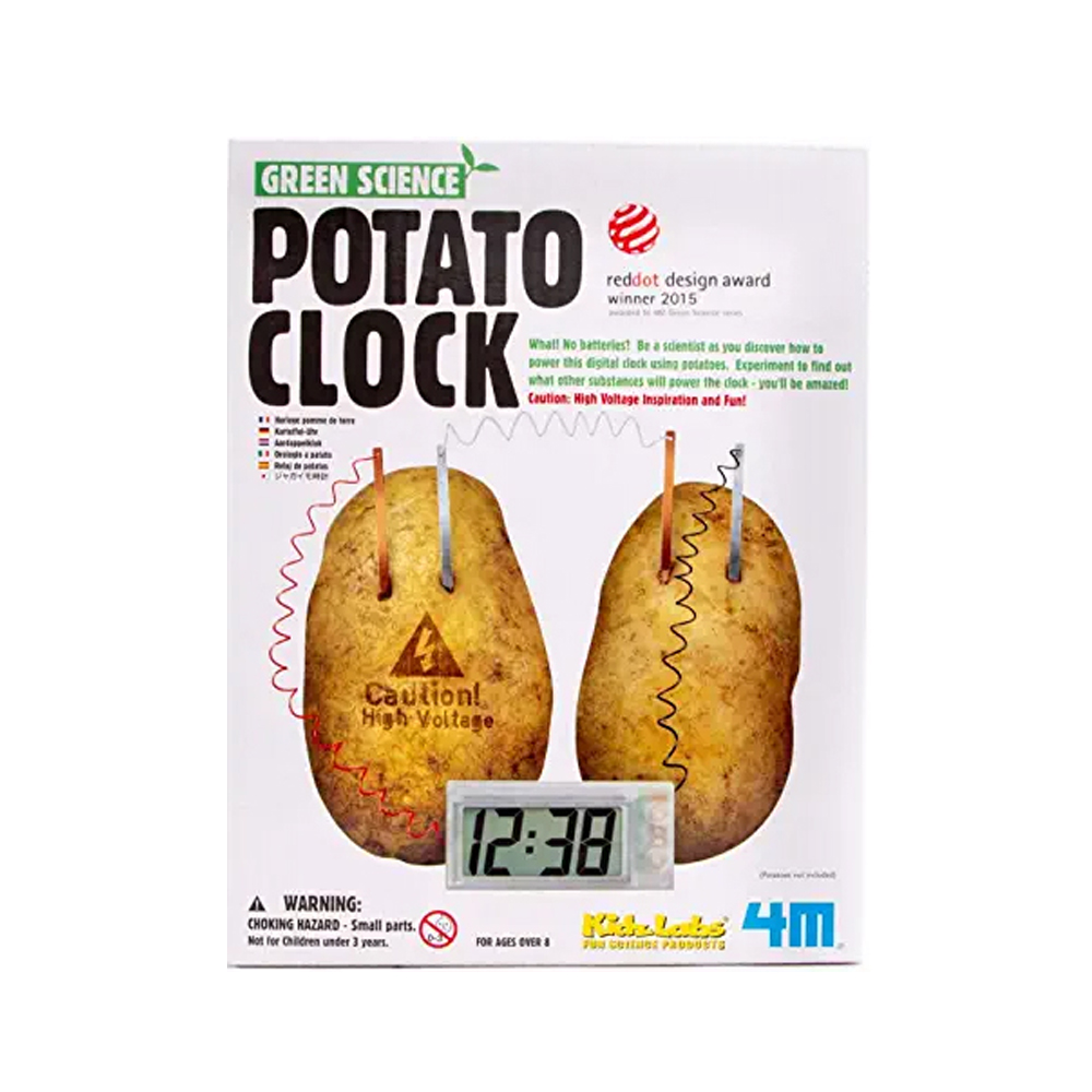 4M Potato Clock DIY Green Science Chemistry Engineering Lab - TLE ...